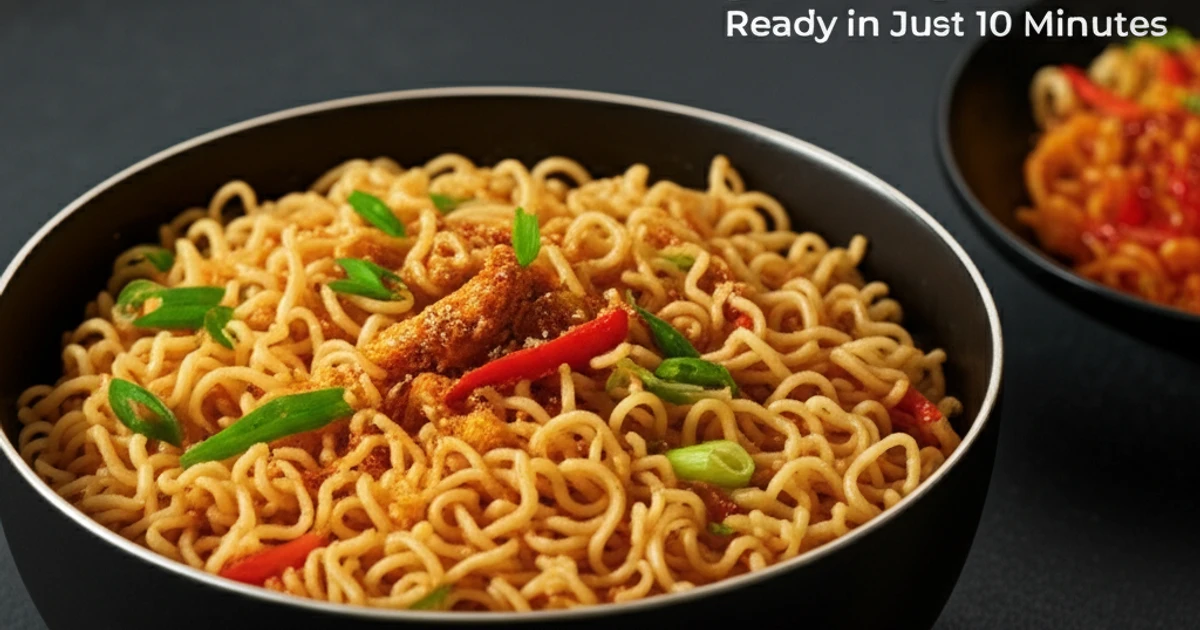 Quick & Spicy Maggi Mee Goreng: Ready in 10 Mins!